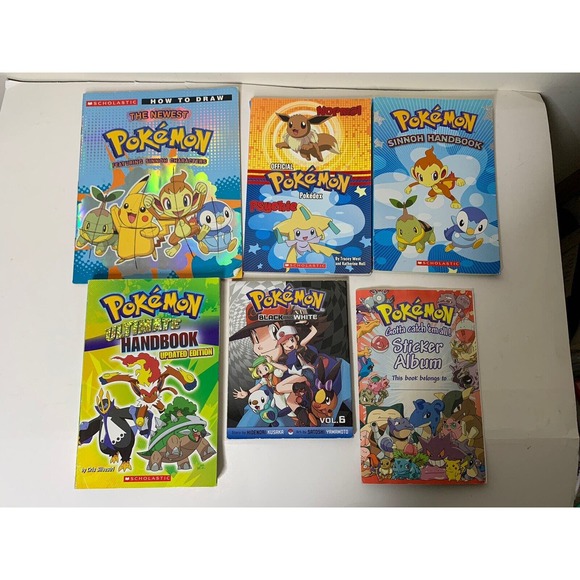 Pokemon | Accents | Pokemon Book Lot Handbooks Sticker Album How To ...